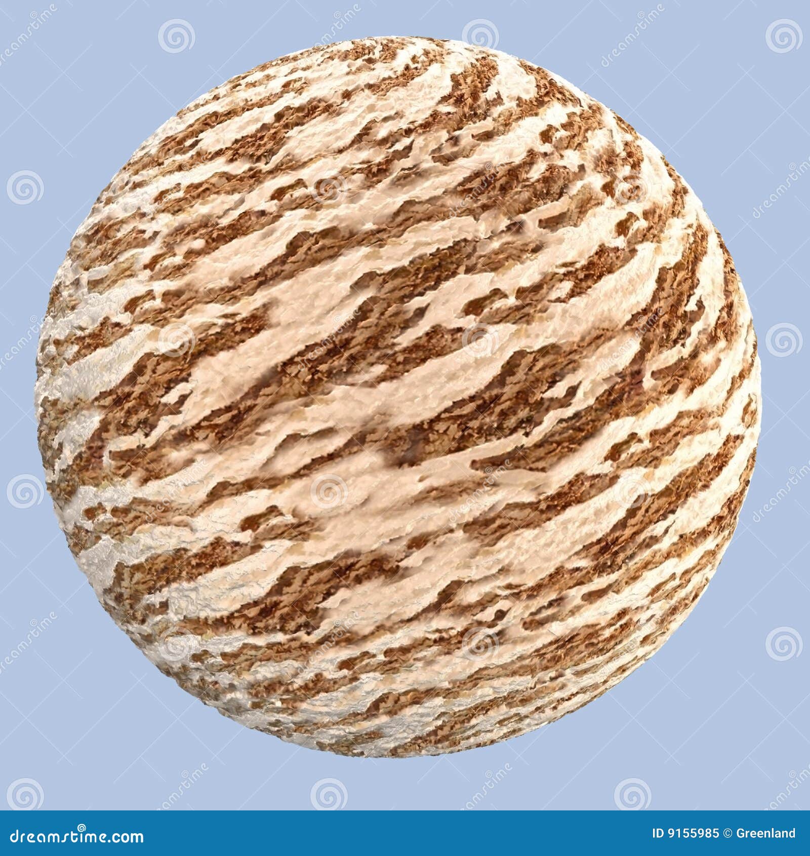 Ice cream ball stock illustration. Illustration of food - 9155985
