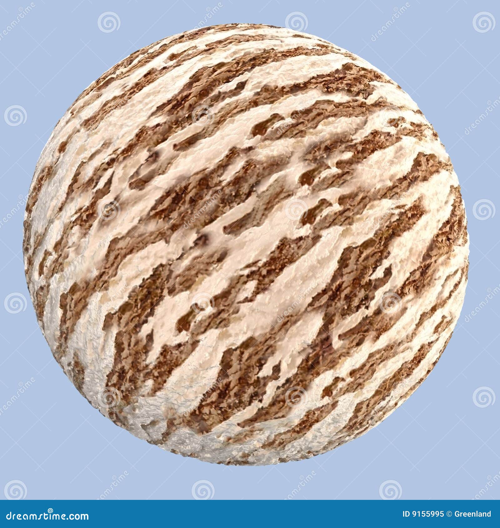 Ice cream ball stock illustration. Illustration of coffee - 9155995