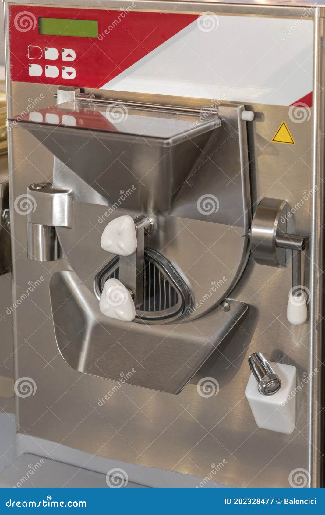 Ice Cream Batch Freezer stock image. Image of cream - 202328477