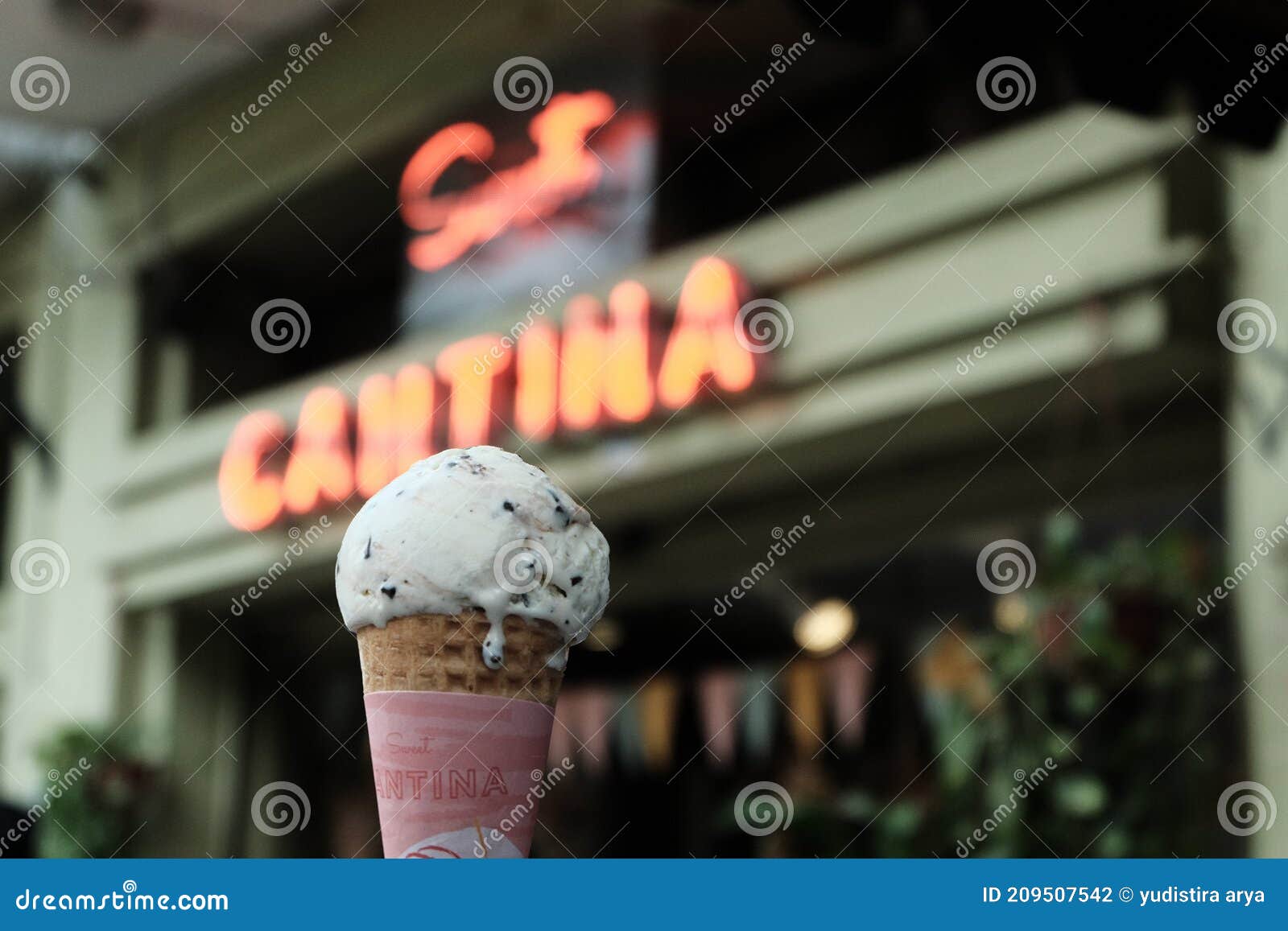 Ice Cream from Cantina Braga Bandung Editorial Photography - Image of ...