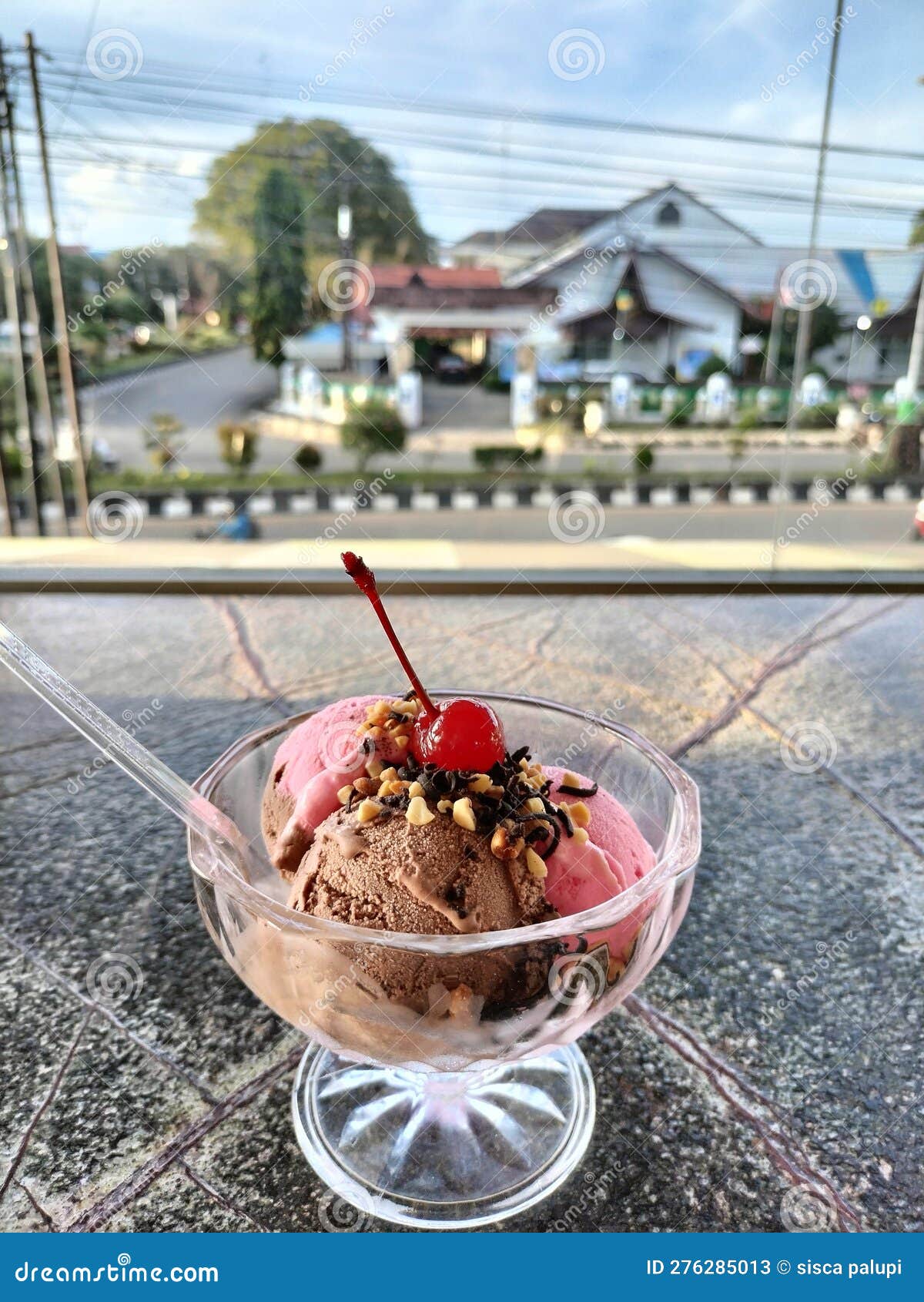 Ice cream stock image. Image of cream, chilling, chocolate - 276285013