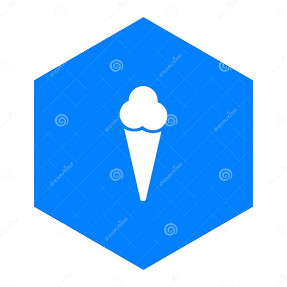Ice cream and comb stock vector. Illustration of cone - 163820419