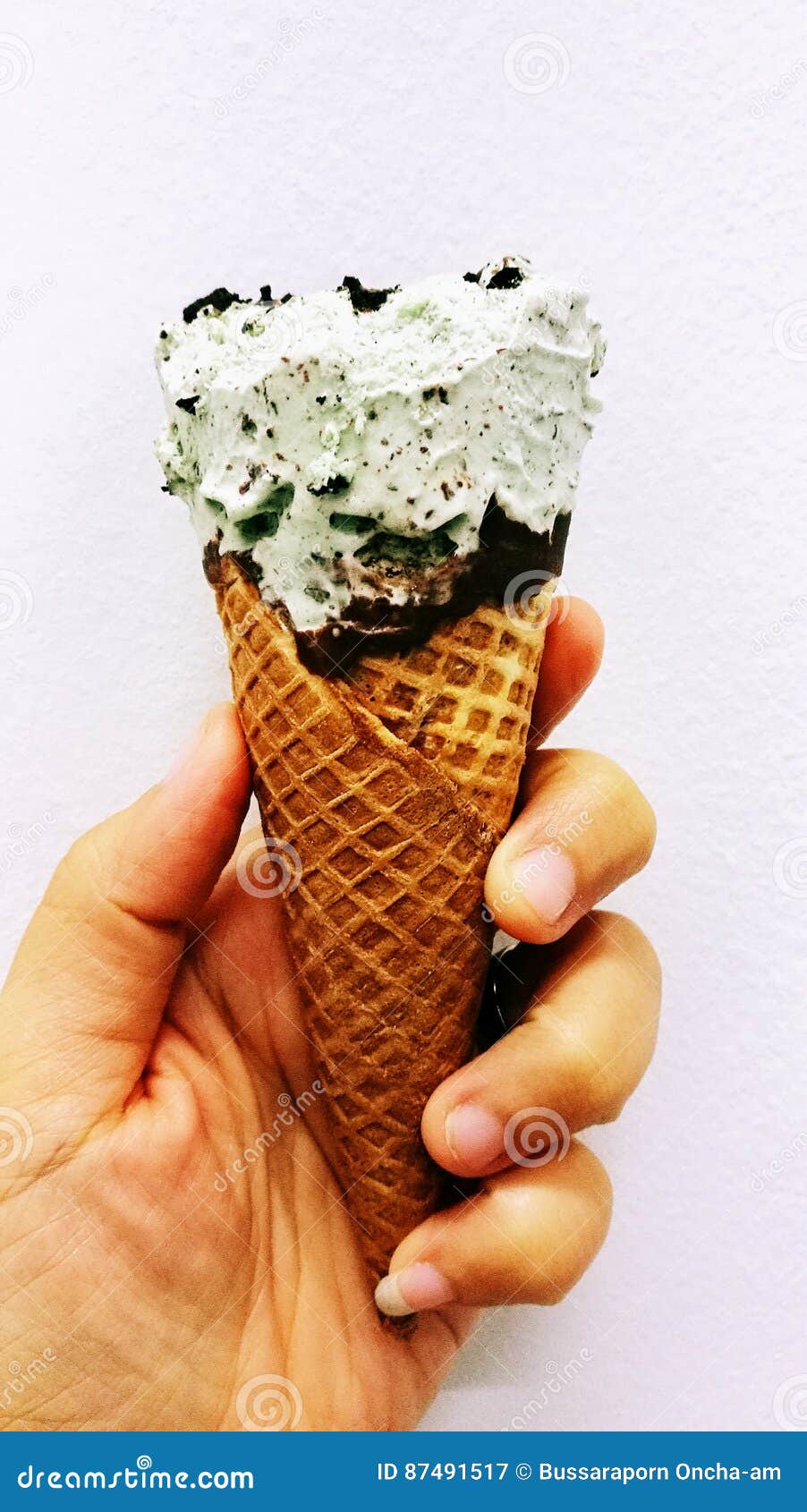 Ice cream cone stock image. Image of cool, cone, cream - 87491517