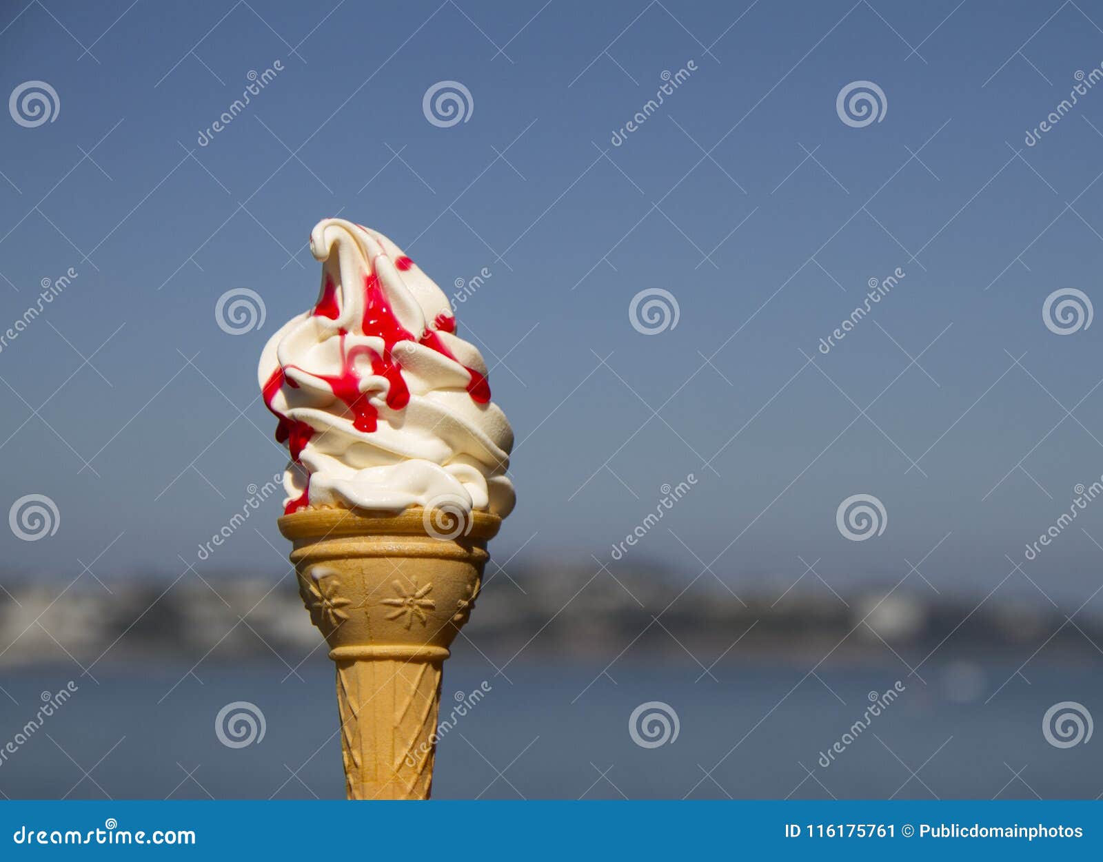 Ice Cream Cone, Ice Cream, Sky, Dairy Product Picture. Image: 116175761