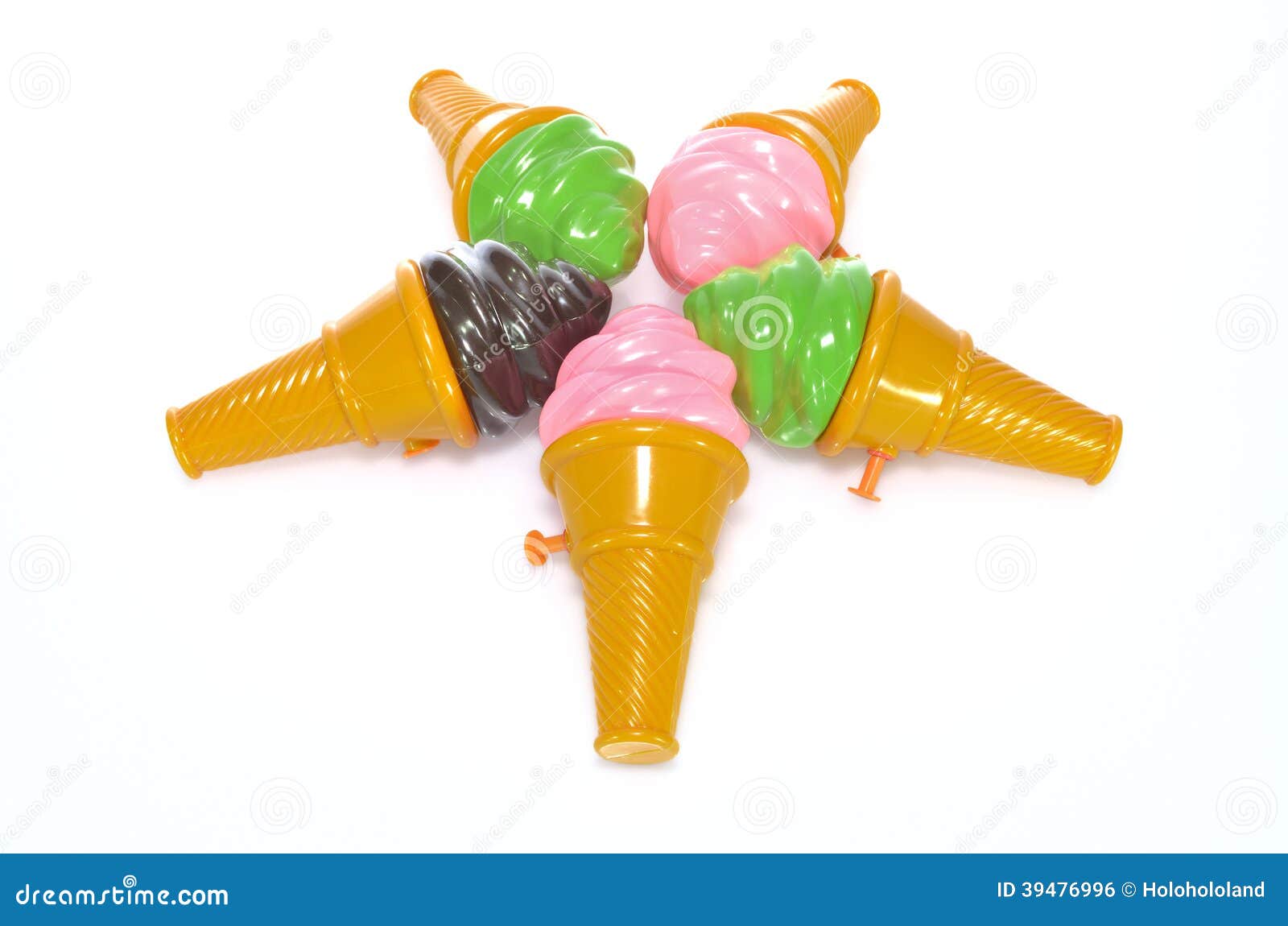 Ice cream cone water gun stock photo. Image of arrange - 39476996