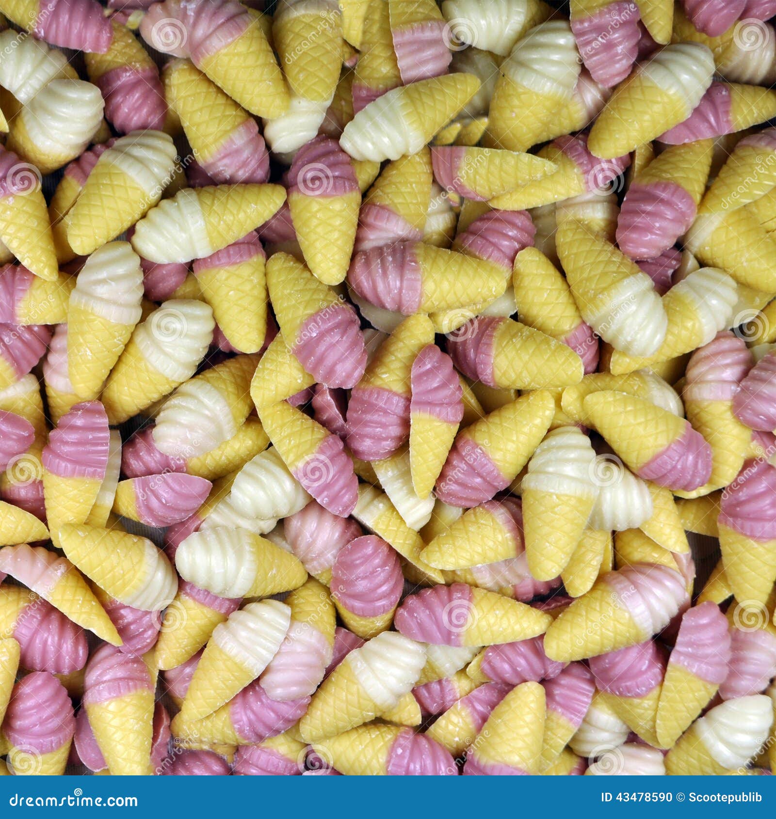 Ice Cream Cones Sweets stock photo. Image of shrimp, snacks - 43478590