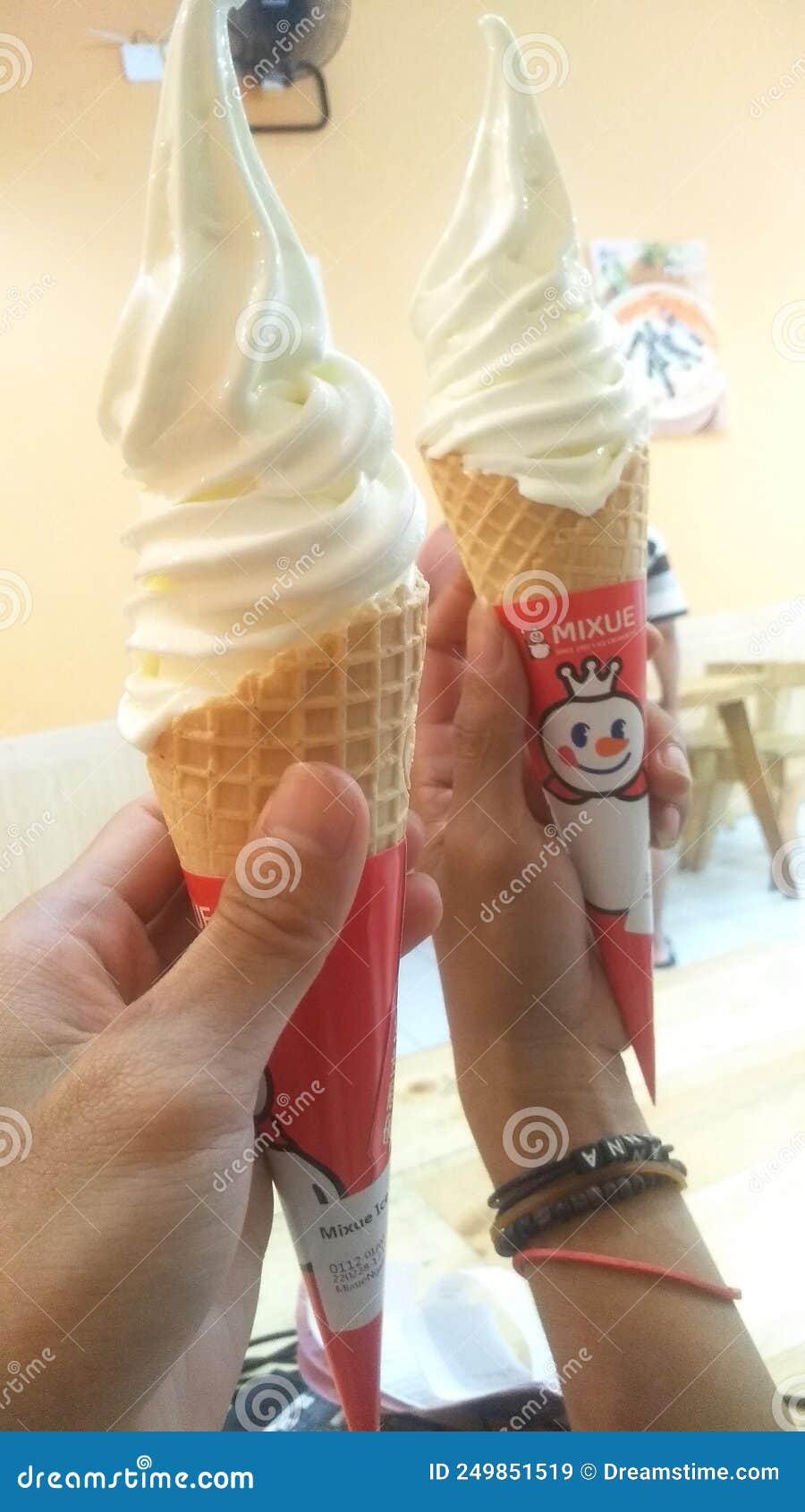 Ice cream corn editorial stock image. Image of cake - 249851519