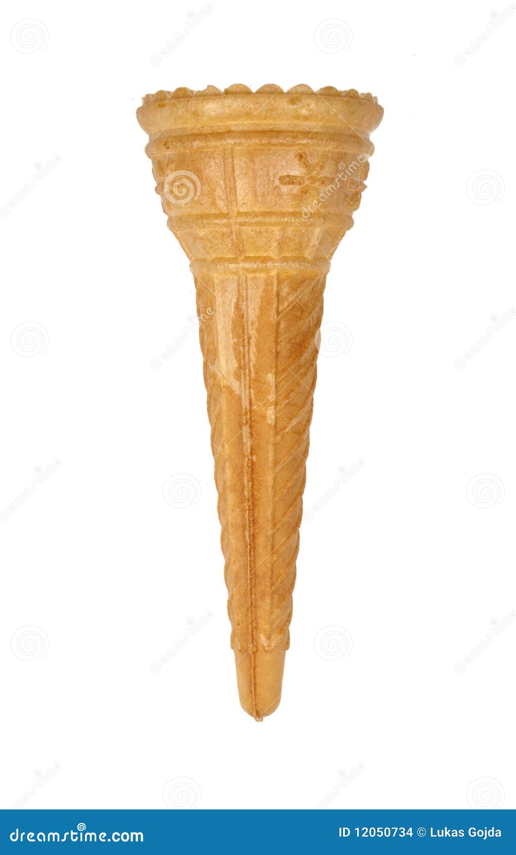 Ice cream cornet stock photo. Image of isolate, gastronomy - 12050734