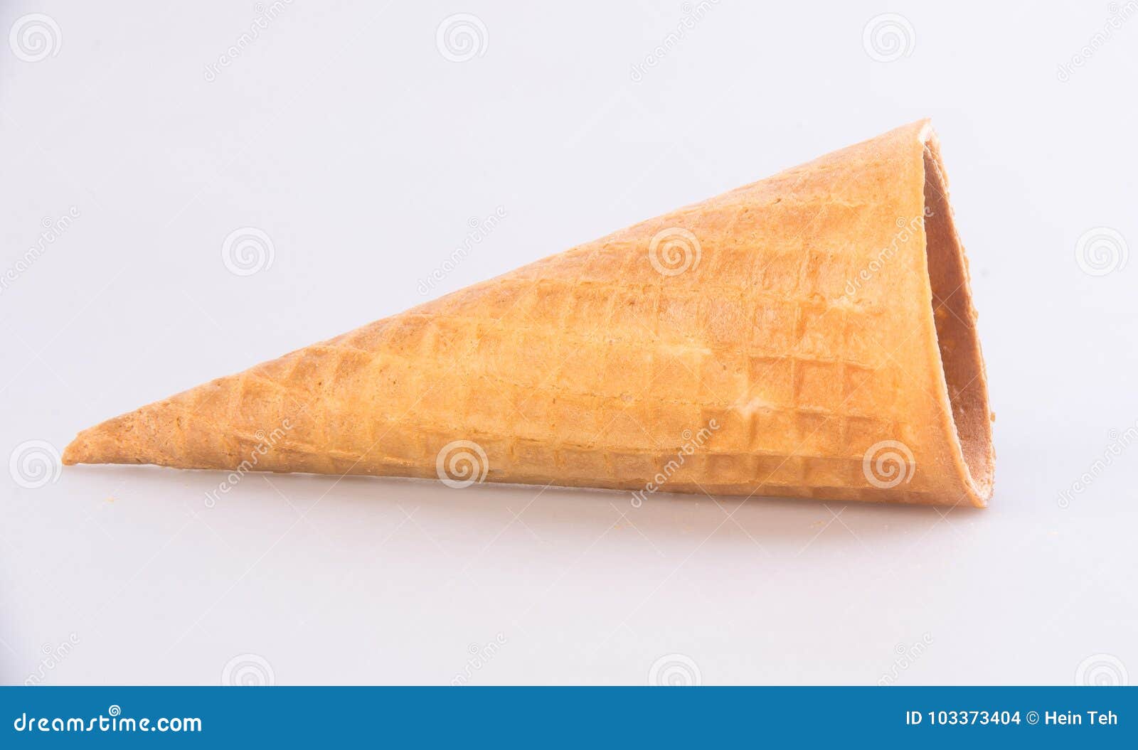 Ice Cream Cornet on a Background. Empty Ice Cream Cornet on a Ba Stock ...
