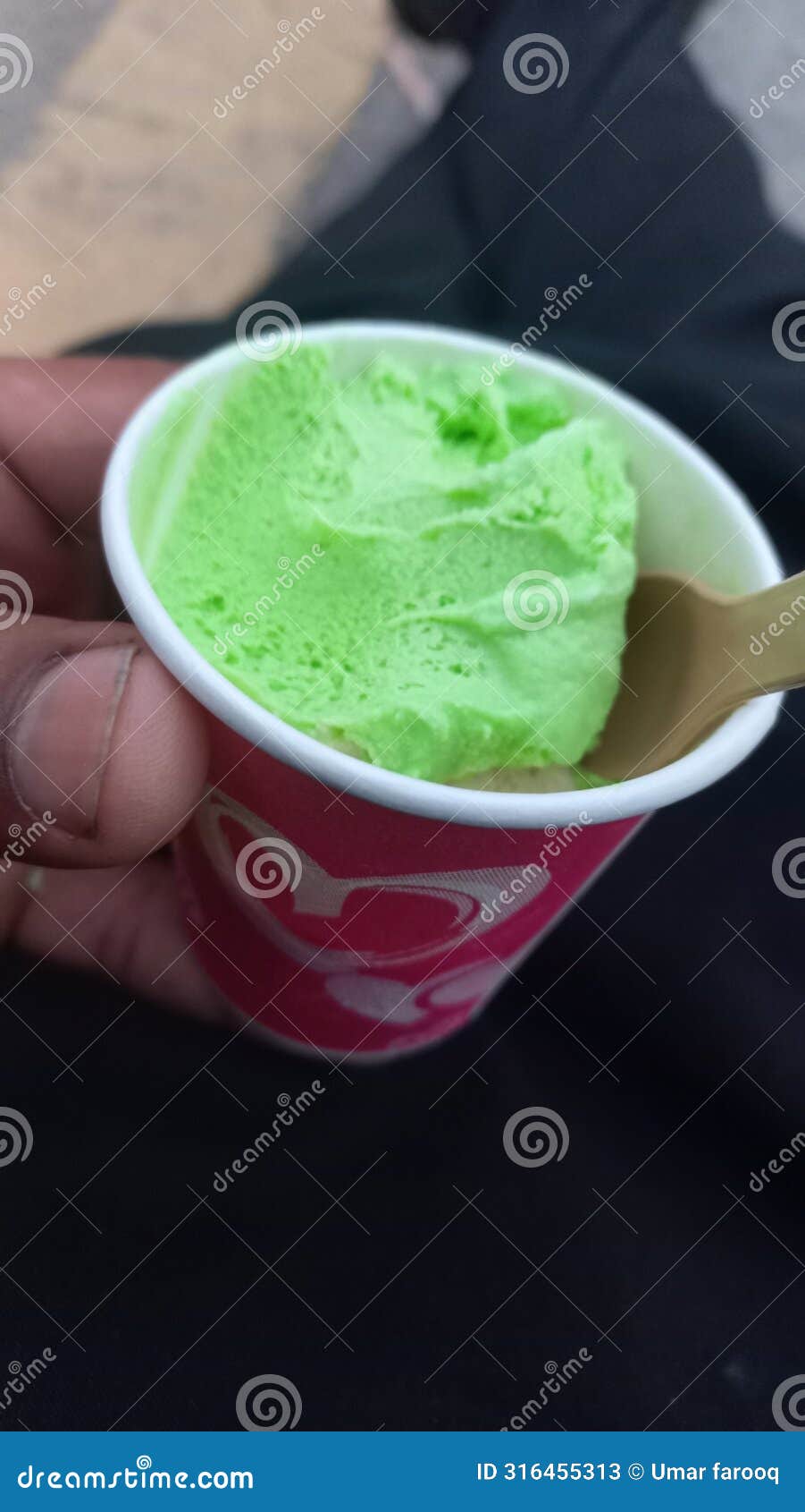 Ice Cream Cup Ice Cream. Deserts and Sweets Stock Image - Image of ...