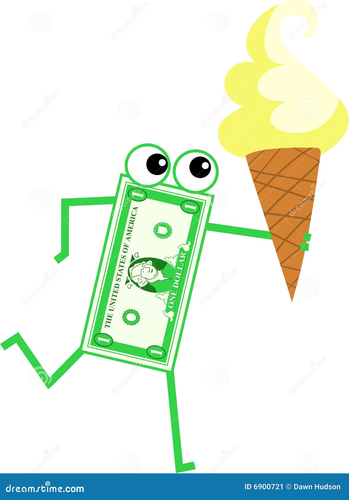 Ice Cream Dollar Symbol. Pistachio Popsicle Font With Hot Chocolate And ...