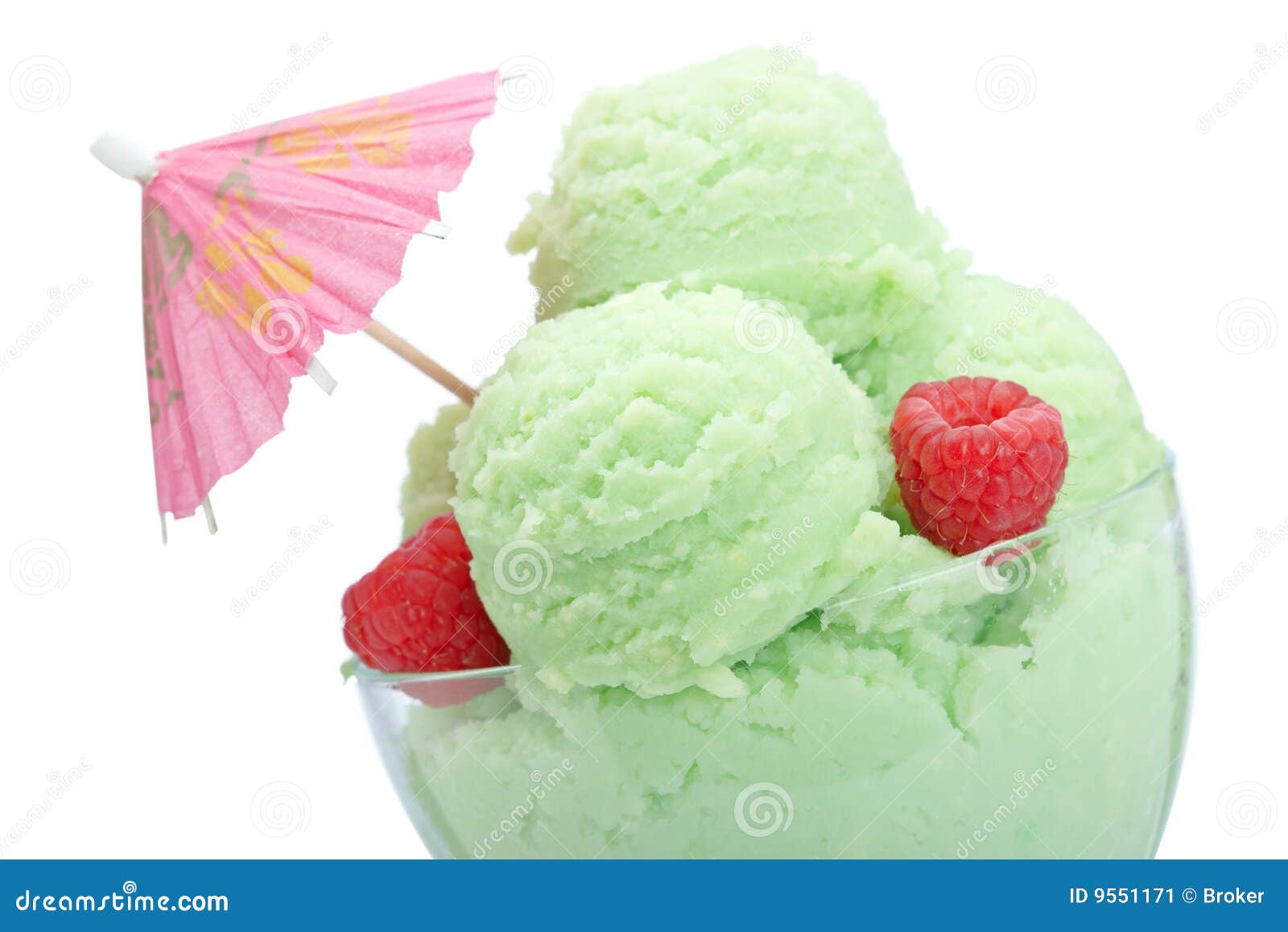Ice cream in glass bowl stock image. Image of bowl, happiness - 9551171