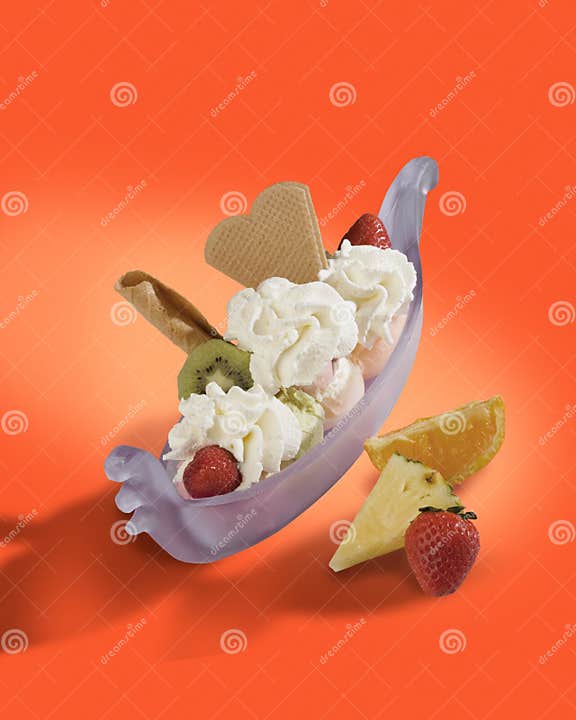 Ice cream gondola stock image. Image of gondola, orange - 12367755