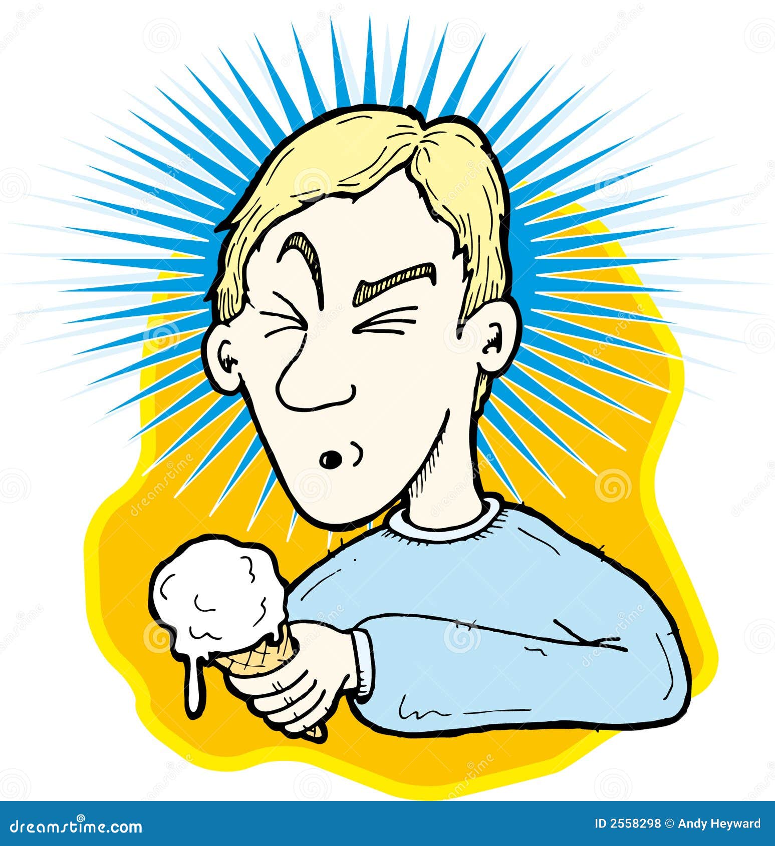 Brain Freeze Clipart Sign