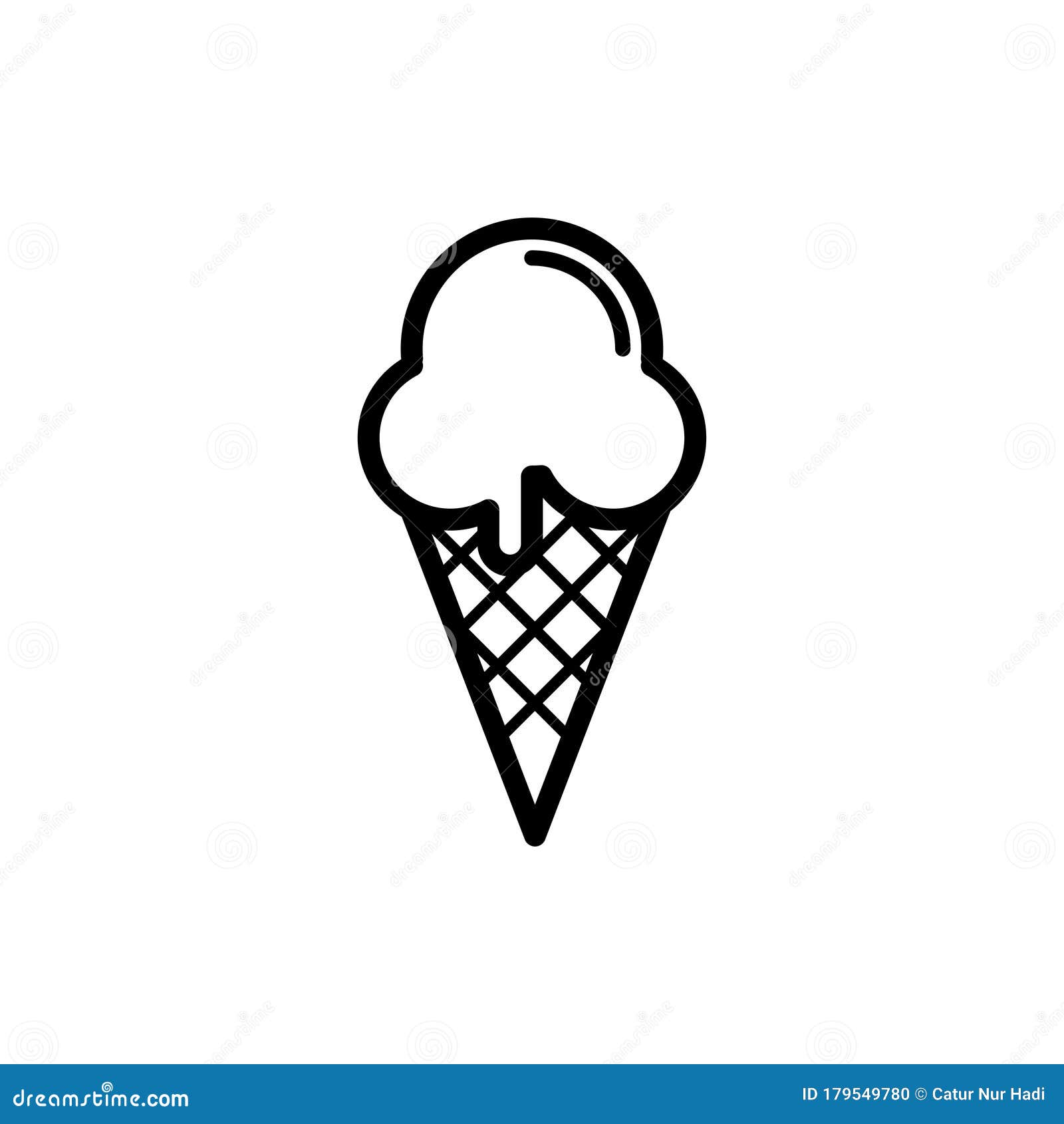 Ice Cream Icon Flat Vector Template Design Trendy Stock Vector ... Ice Cream Icon Flat Vector Template Design Trendy Stock Vector ...