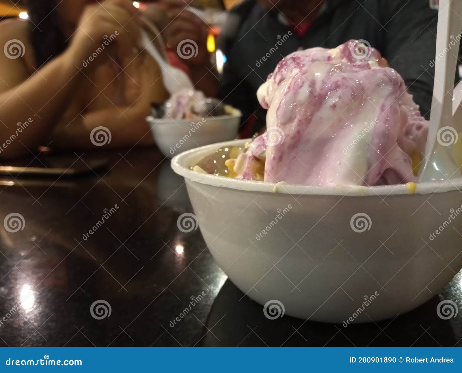 An ice cream night stock photo. Image of breakfast, icing - 200901890