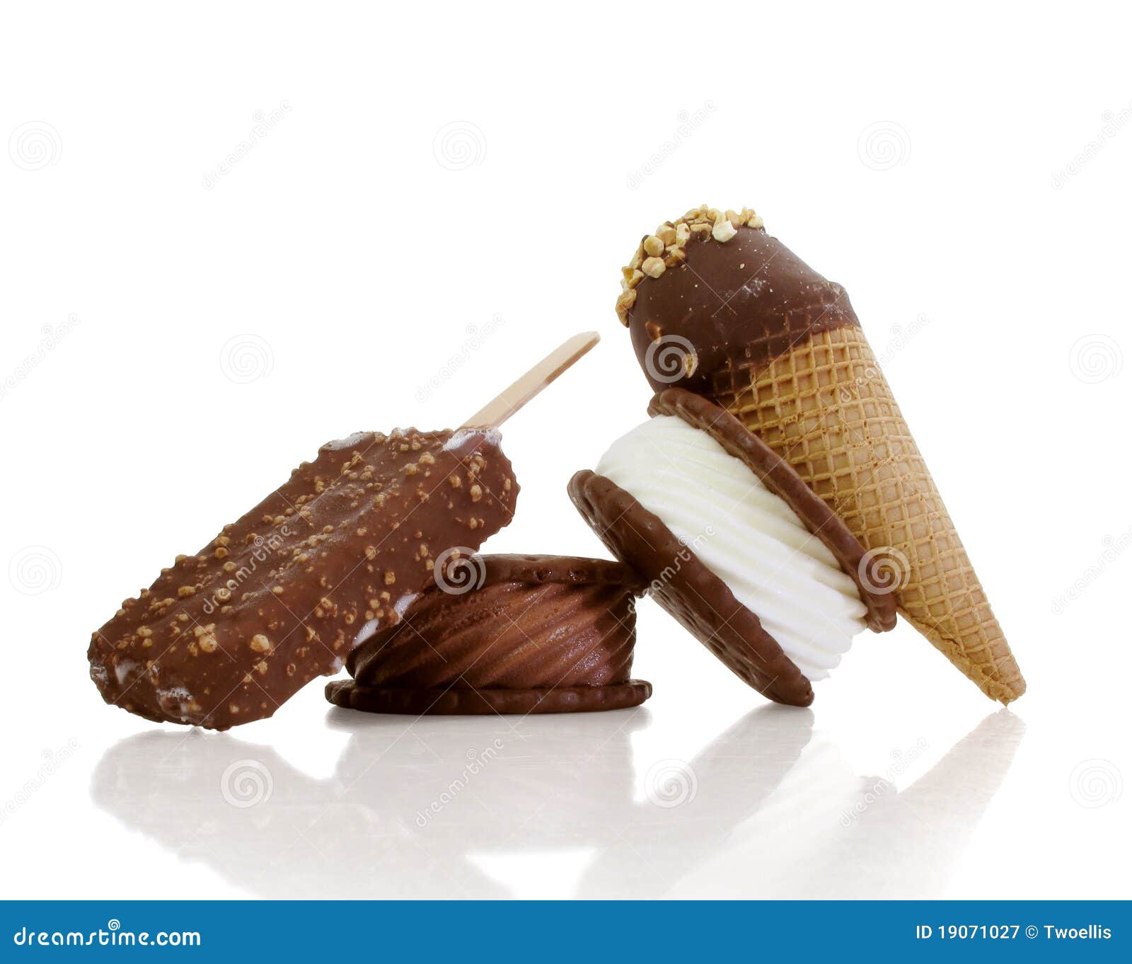 Ice Cream Novelties stock image. Image of snack, vanilla - 19071027