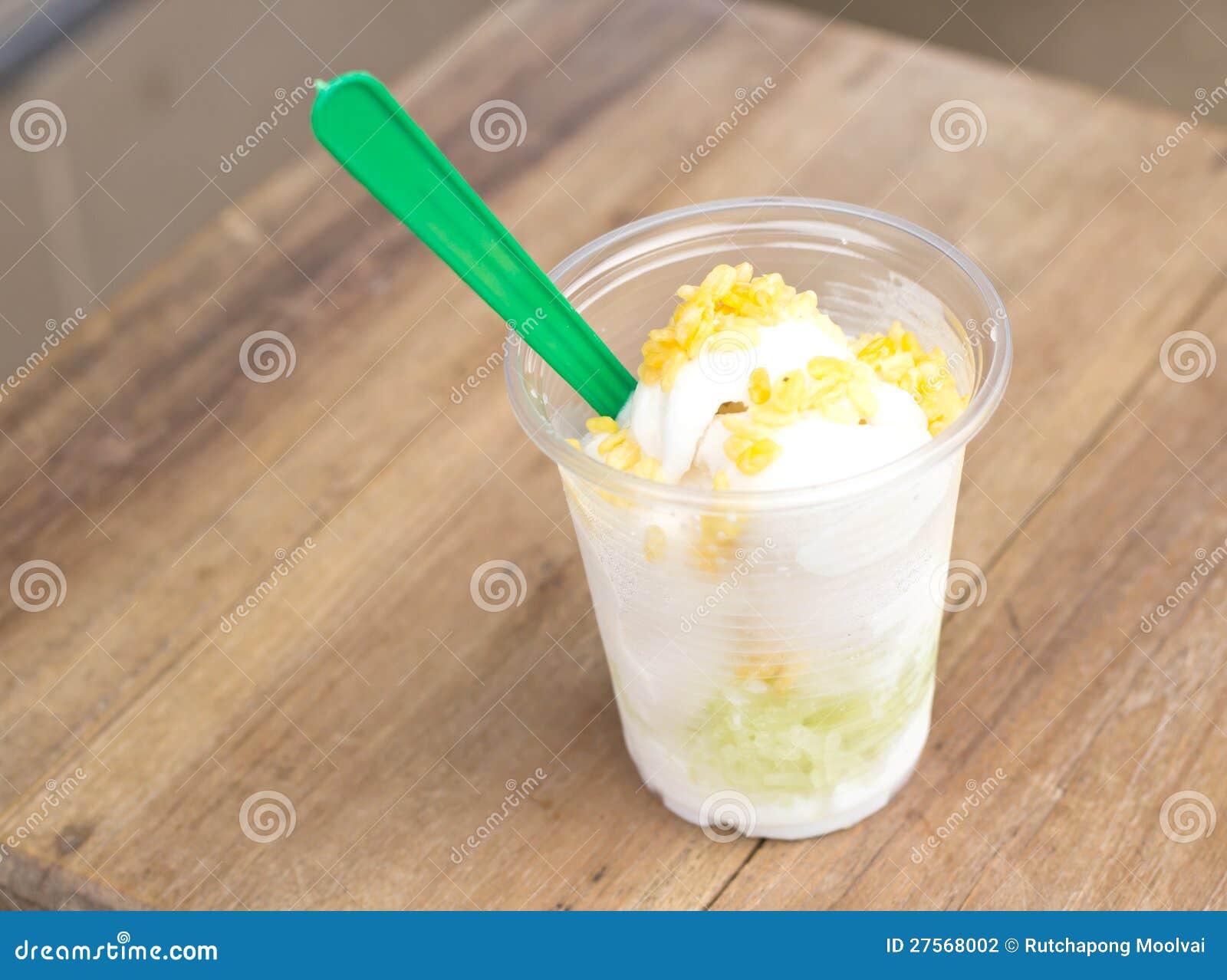 Ice Cream In A Plastic Cup Stock Photography - Image: 27568002