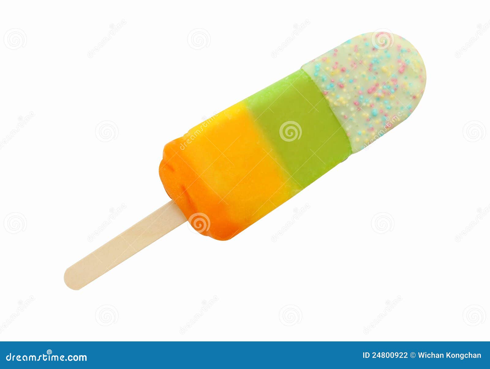 Ice cream pop stock photo. Image of orange, refresh, cream - 24800922