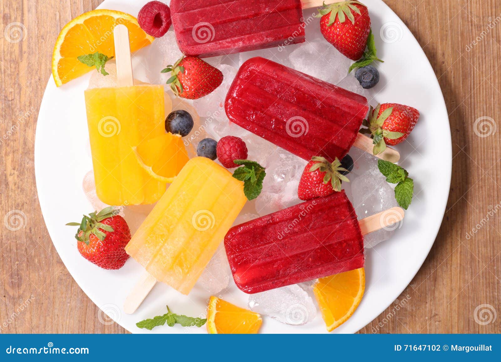 Ice cream popsicle stock photo. Image of food, summer - 71647102