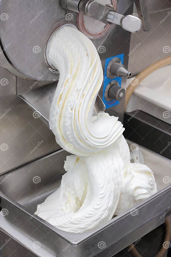 Ice cream preparation stock image. Image of cream, sweetness - 13728289