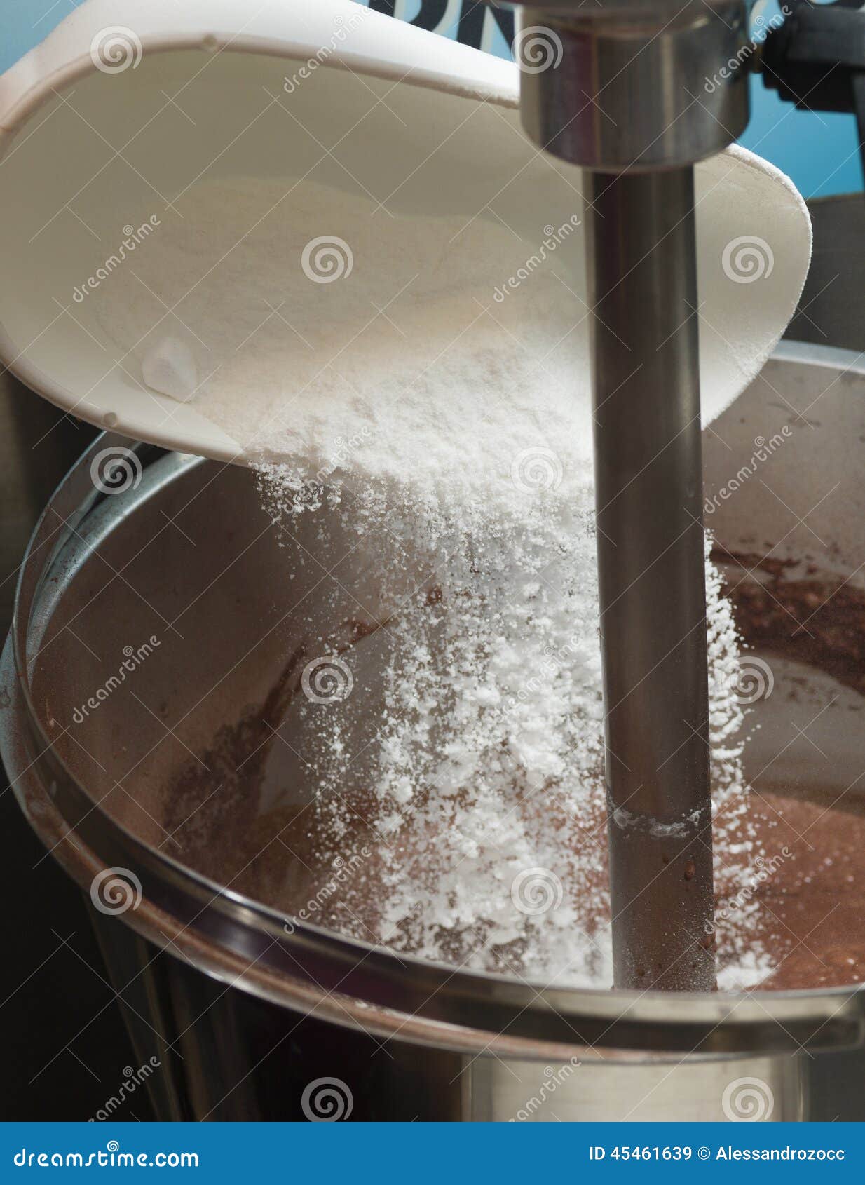 Ice cream preparation stock image. Image of utensil, mixer - 45461639
