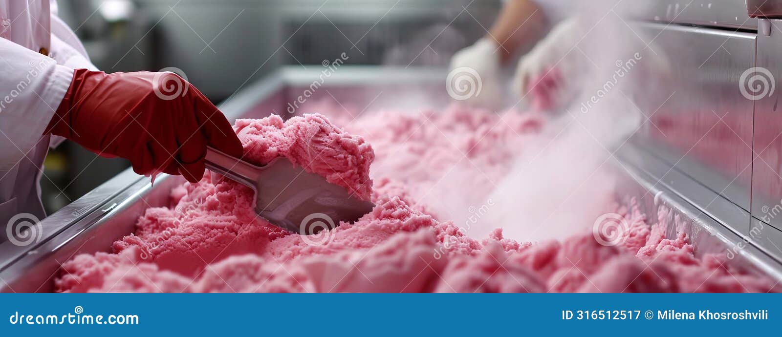 Ice Cream Production, Generative AI, Stock Illustration - Illustration ...