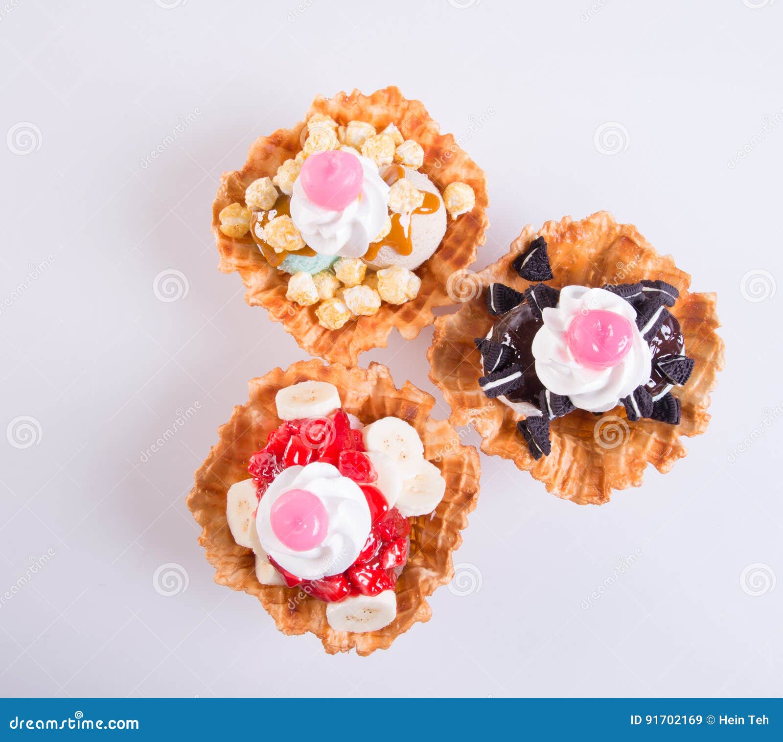 Ice Cream Scoop or Mixed Ice Cream on Background. Stock Image - Image ...