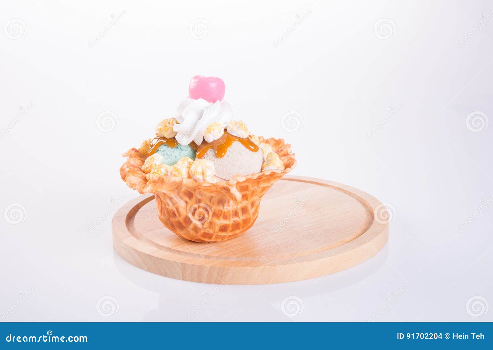Ice Cream Scoop or Mixed Ice Cream on Background. Stock Photo - Image ...