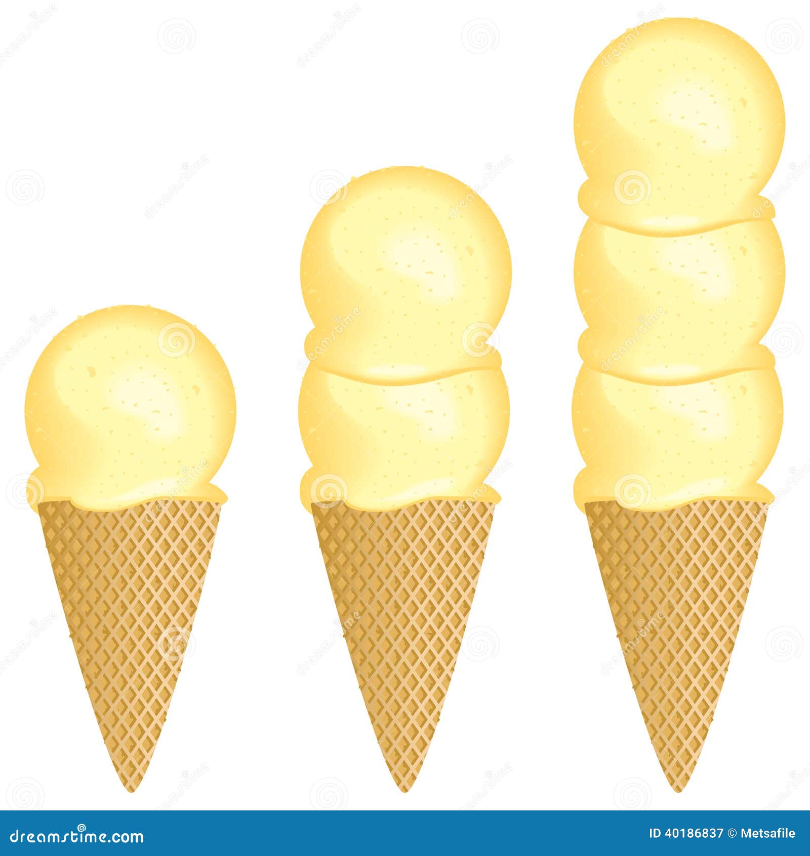 Two Scoops Ice Cream Cone Cartoon Two Scoops Ice Cream Cone Cartoon