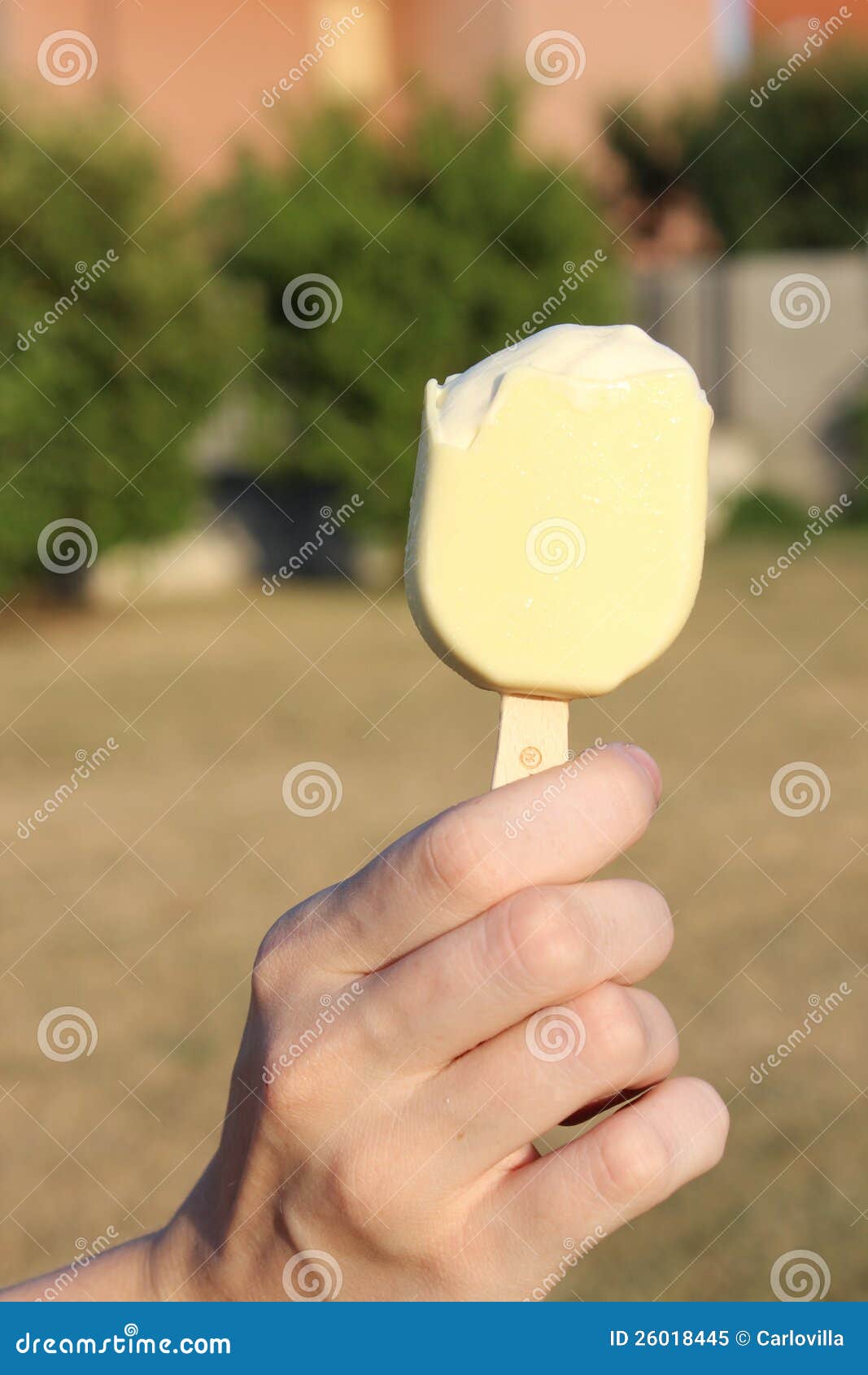 Ice cream with stick stock image. Image of cool, snack - 26018445
