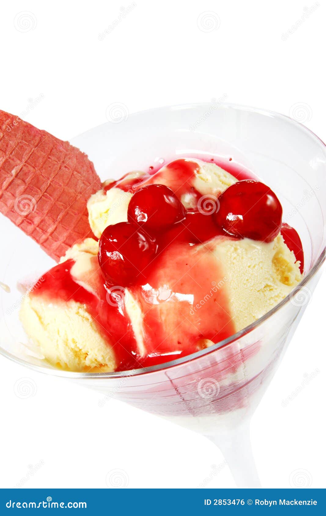 Ice Cream Sundae stock photo. Image of creamy, sweet, junk - 2853476