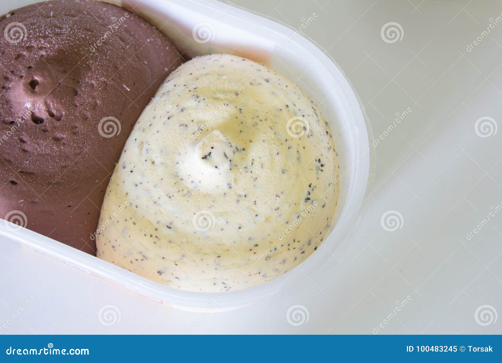 Ice cream stock image. Image of vanilla, cold, dessert - 100483245