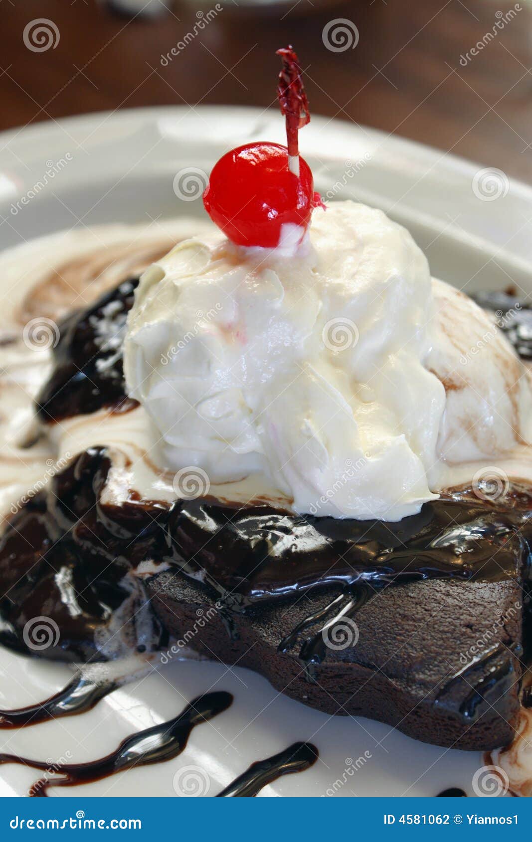 Ice cream top stock photo. Image of summer, chocolate - 4581062