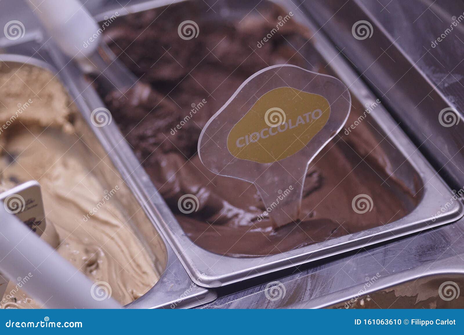 Ice cream tray 2 stock photo. Image of icing, homemade - 161063610