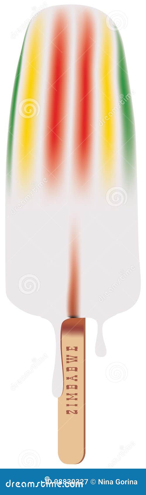 Ice Cream Zimbabwe Stock Vector Illustration Of Candy 98830327