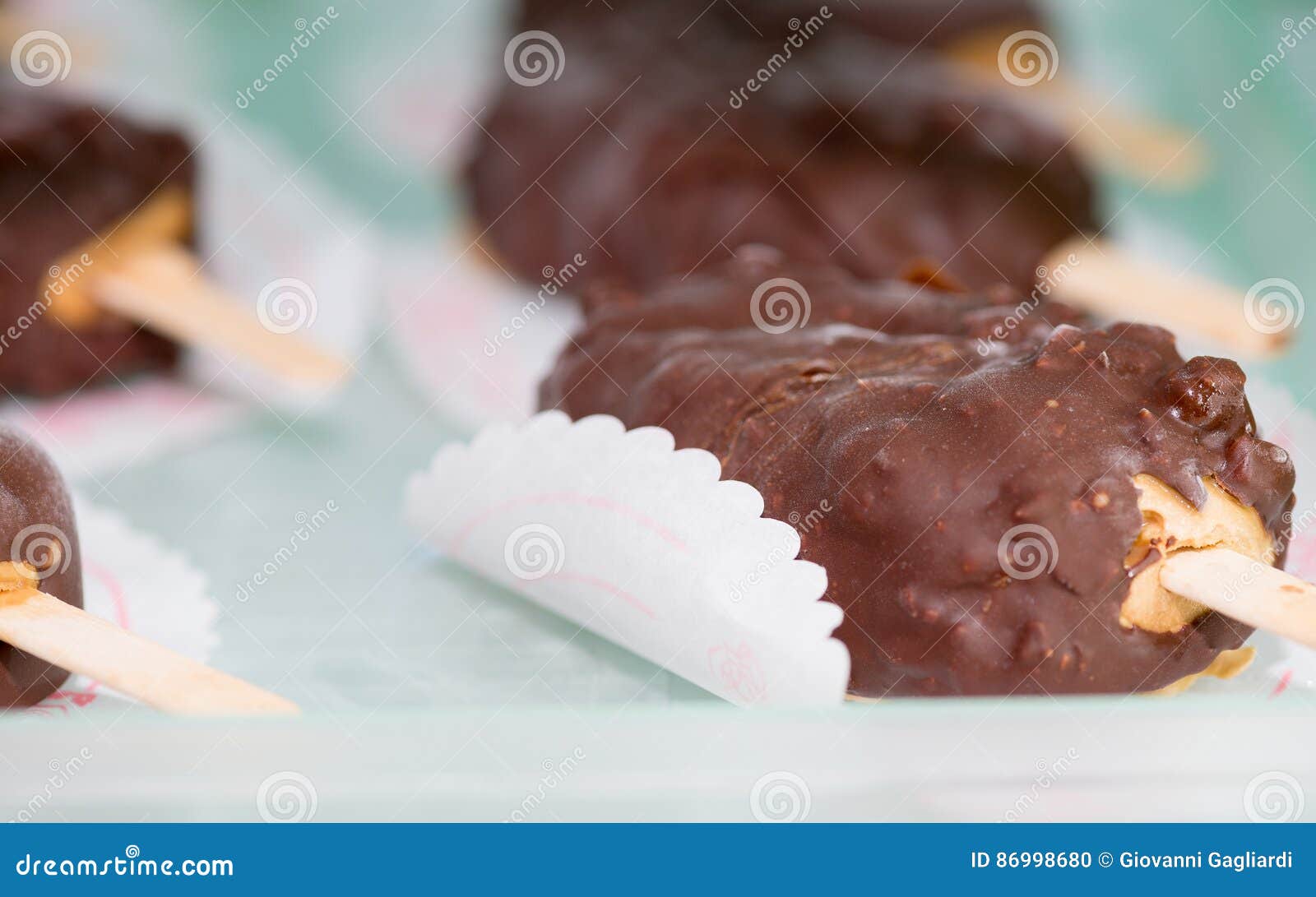 Ice Creams Ready To Be Eaten Stock Photo - Image of studio, food: 86998680