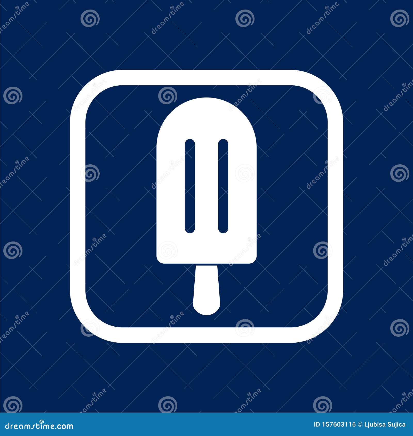 Ice-Creme-Symbole - Illustration Vektor Abbildung - Illustration von ...