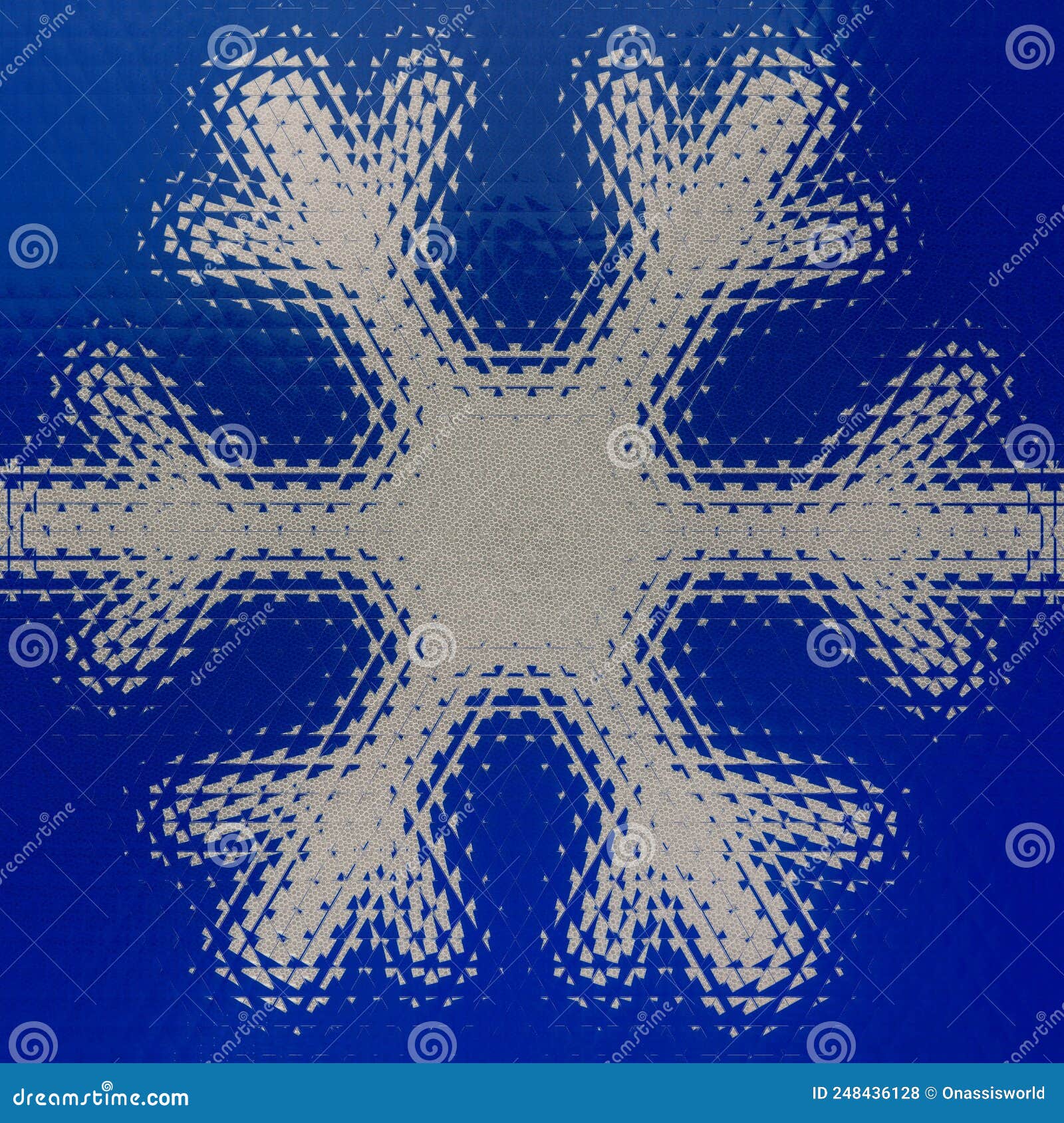 Ice Crystal Abstract Background Blurs Shapes Stock Illustration ...
