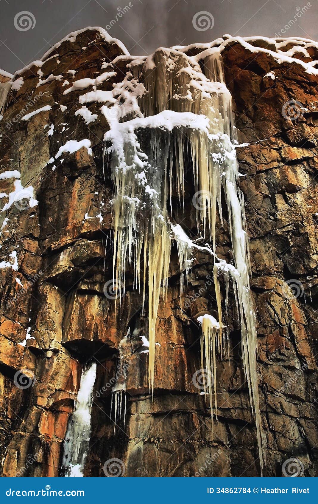 Ice crystals stock photo. Image of snow, outdoors, rocky - 34862784