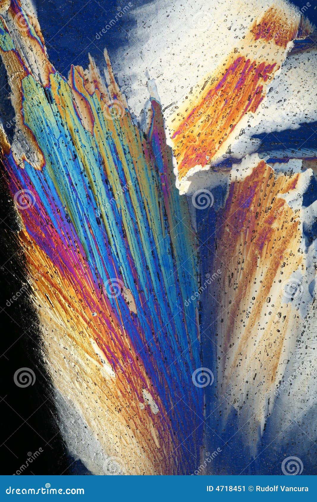 Ice Crystals Closeup stock image. Image of refraction - 4718451