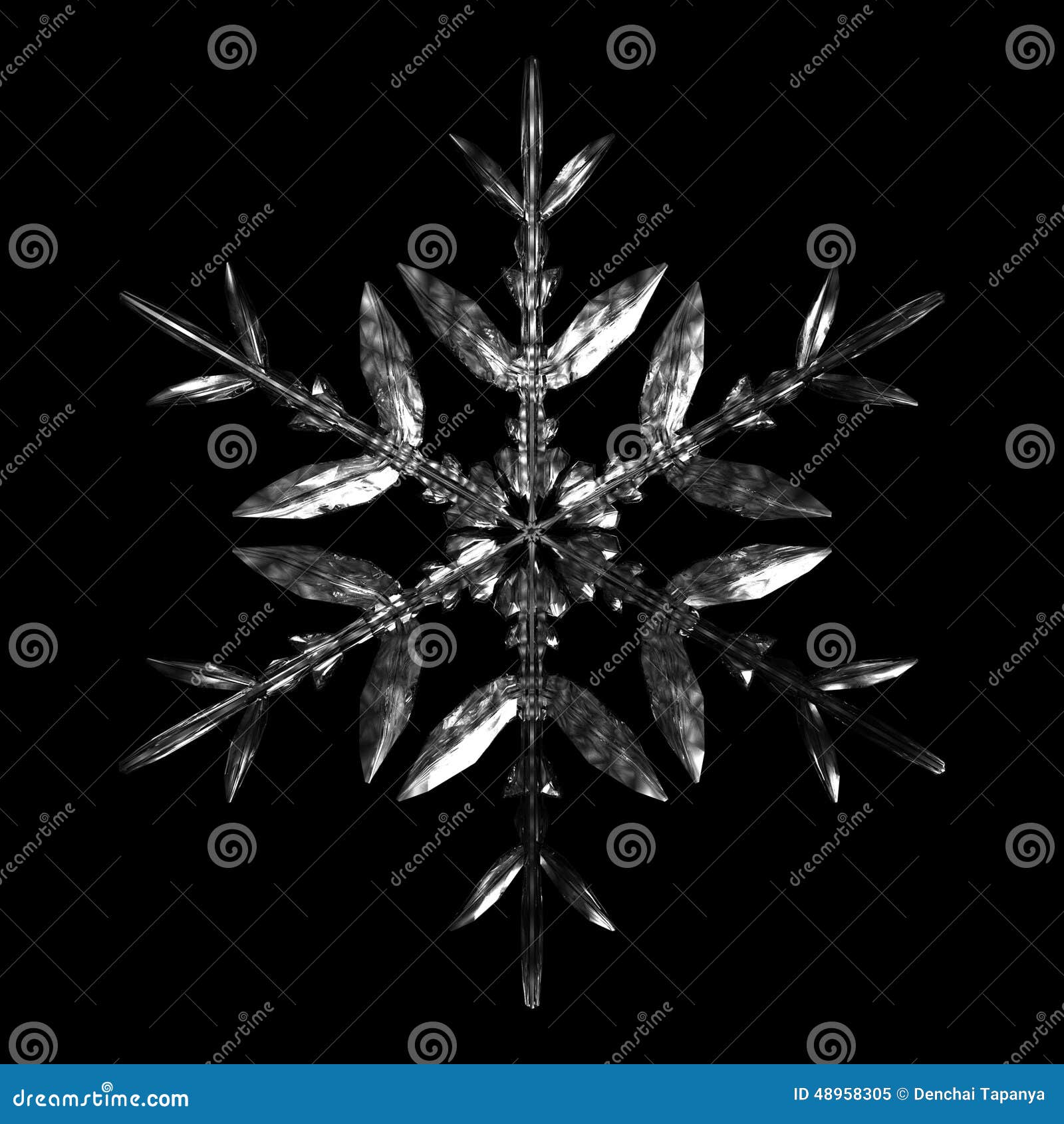 Ice crystals stock illustration. Illustration of design - 48958305