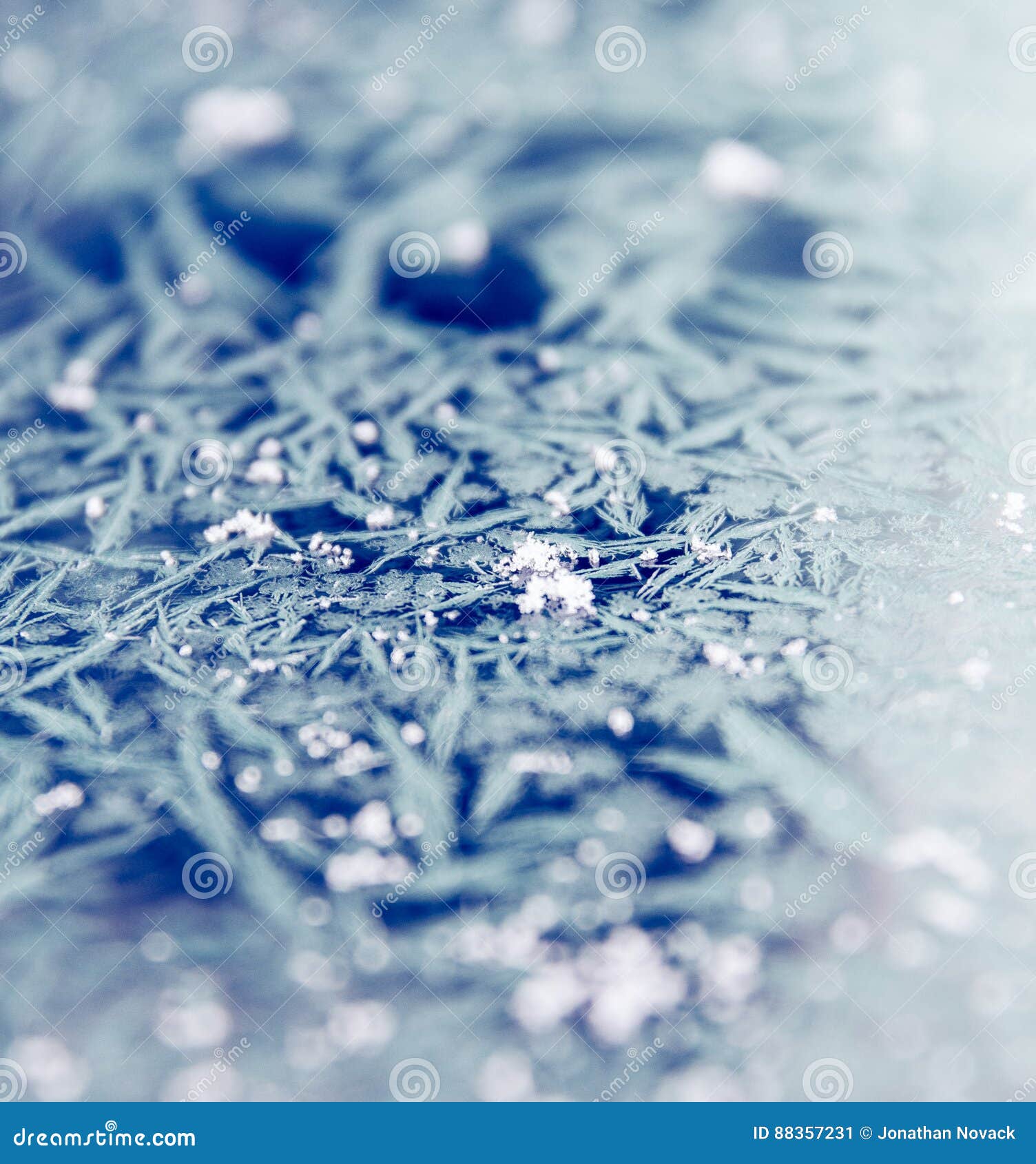 Ice Crystals on Glass stock image. Image of frozen, frost - 88357231