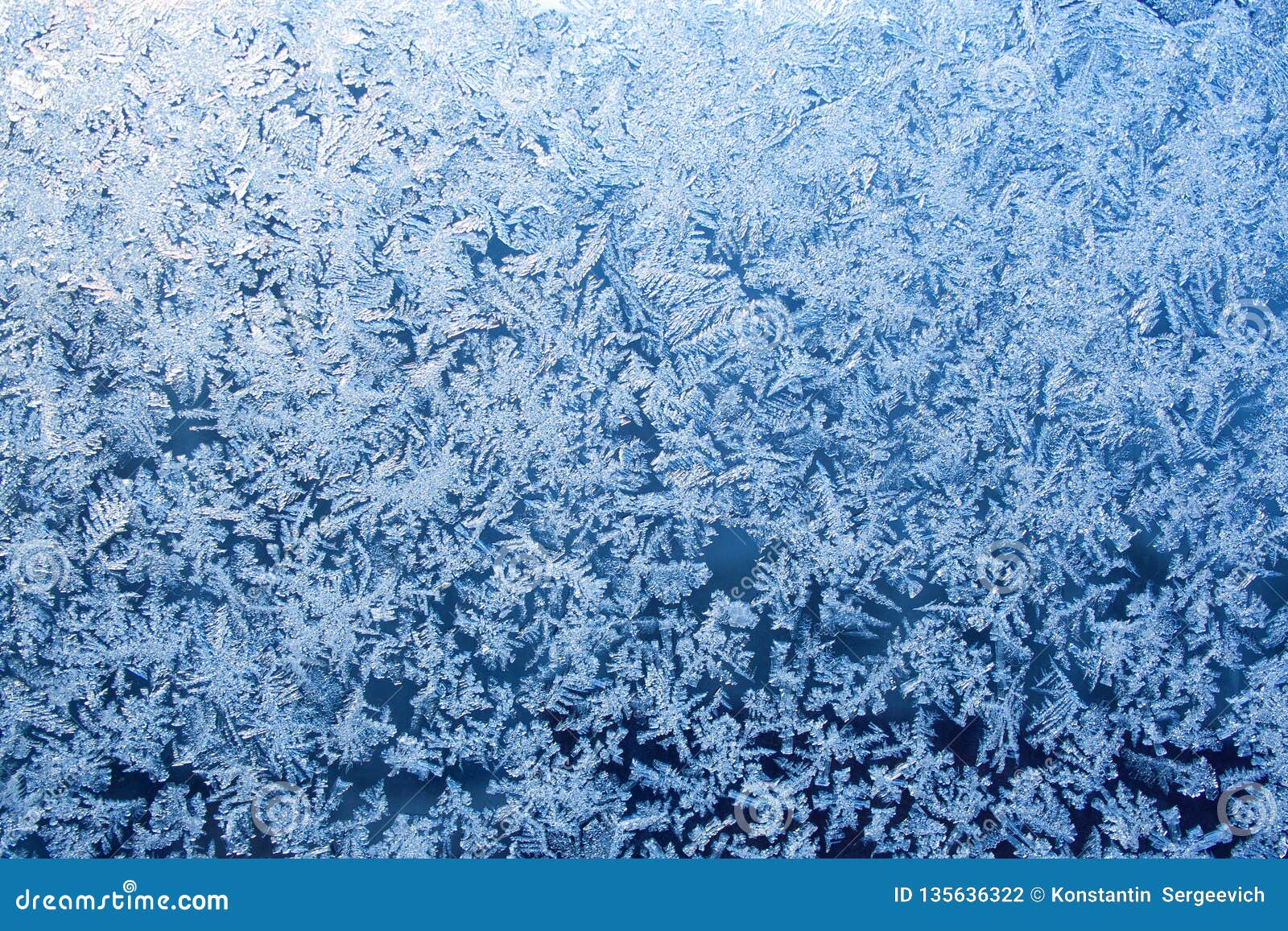 Ice crystals stock photo. Image of frosty, cool, glass - 135636322