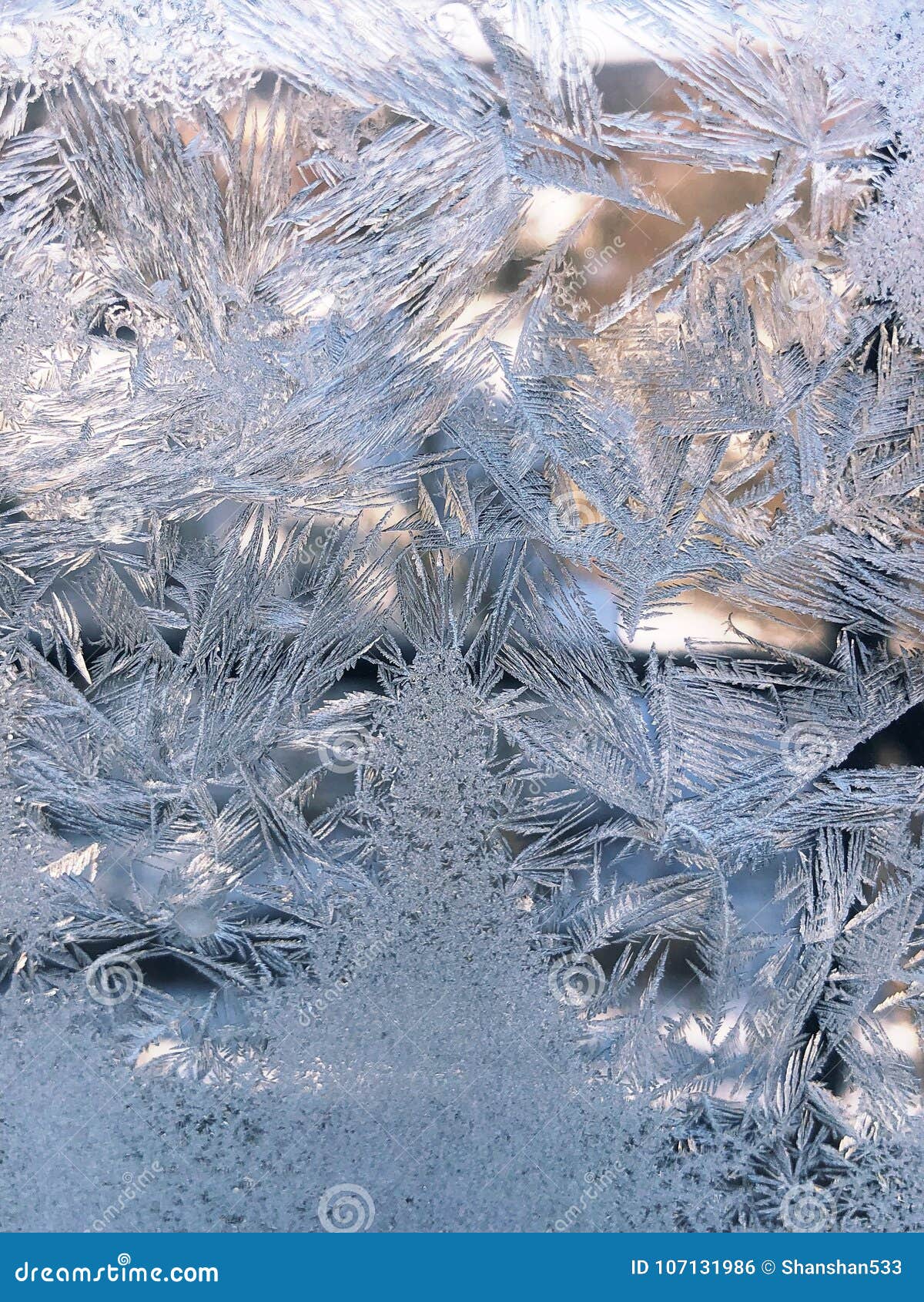 Ice crystals patterns stock photo. Image of decoration - 107131986