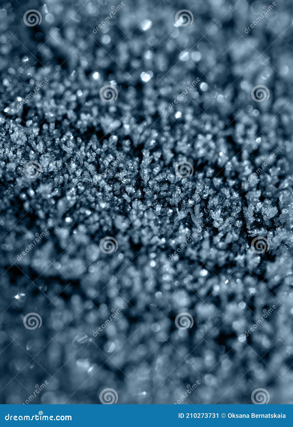 Ice Crystals of Various Shapes Stock Image - Image of texture, frost ...