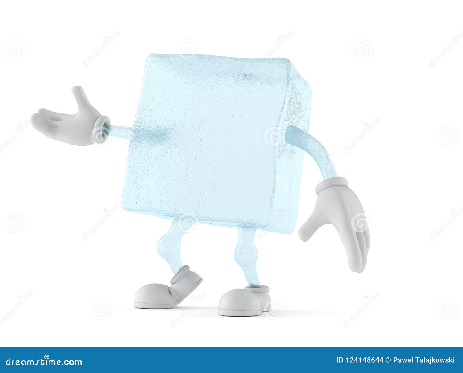 Ice cube character stock illustration. Illustration of character ...