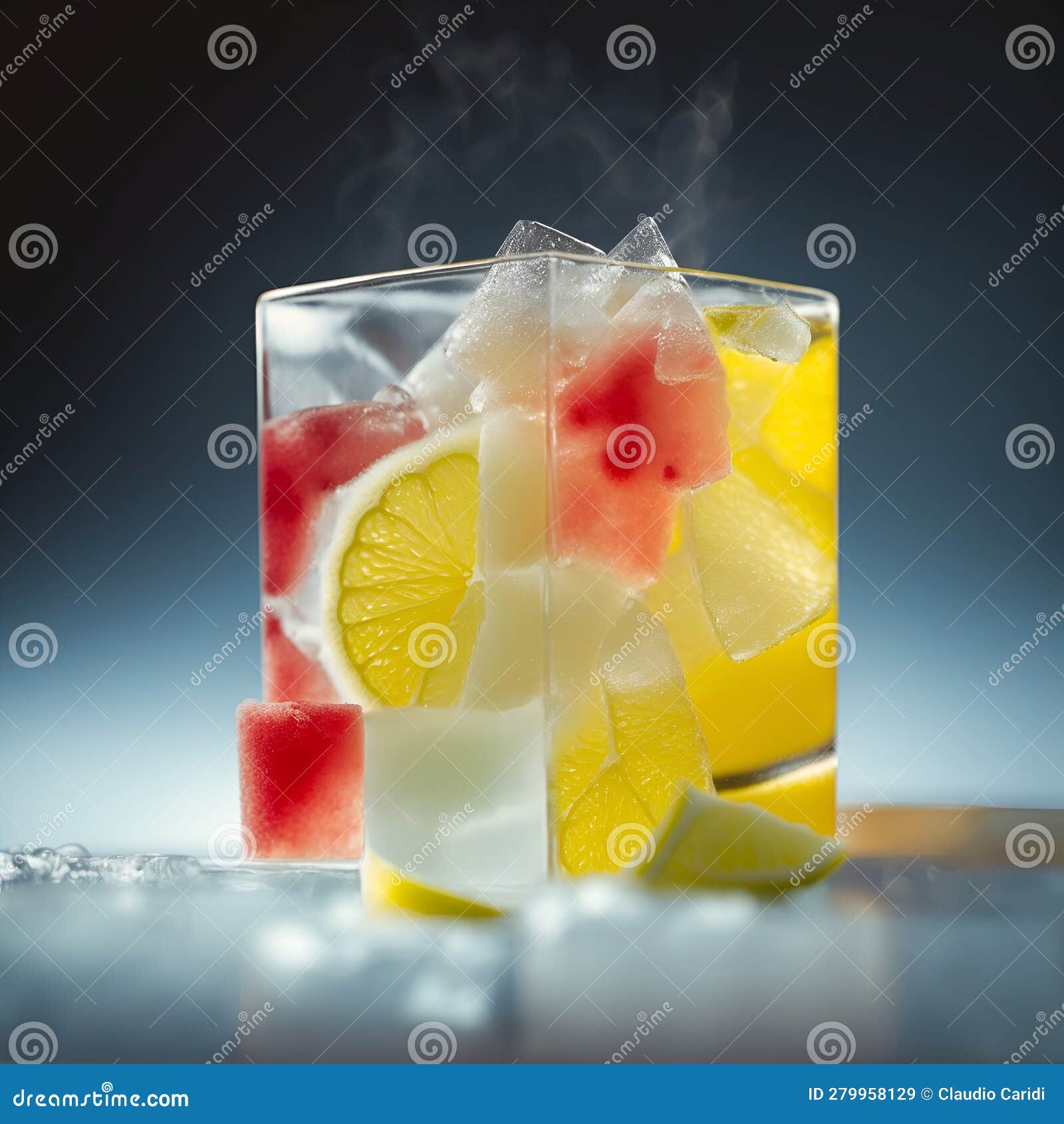 Ice Cube. Cocktail Drink Cool Water Block Vector Illustration ...