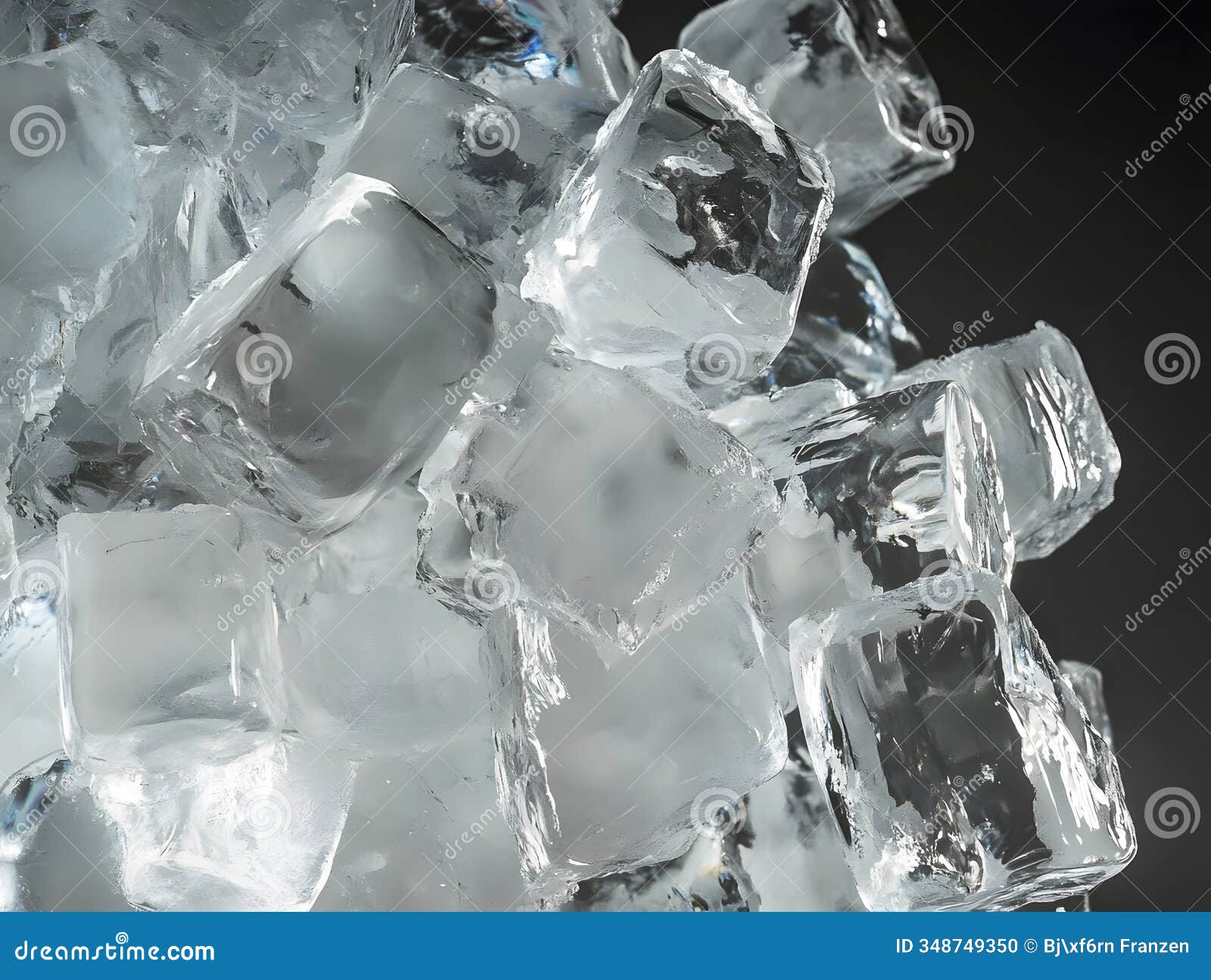 Ice Cube Crystal Clear Frozen Cold Freezing Icy Cubes Stock Illustration - Illustration of ...