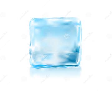 Ice cube stock vector. Illustration of glass, solid, surface - 46544875
